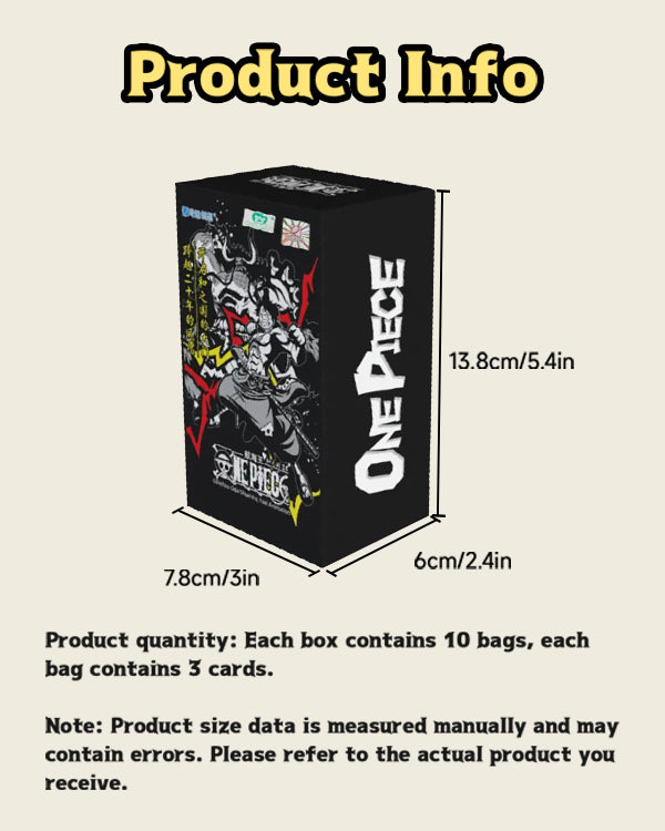 Anime Inspired ONE PIECE Trading Card – JOEY DIY