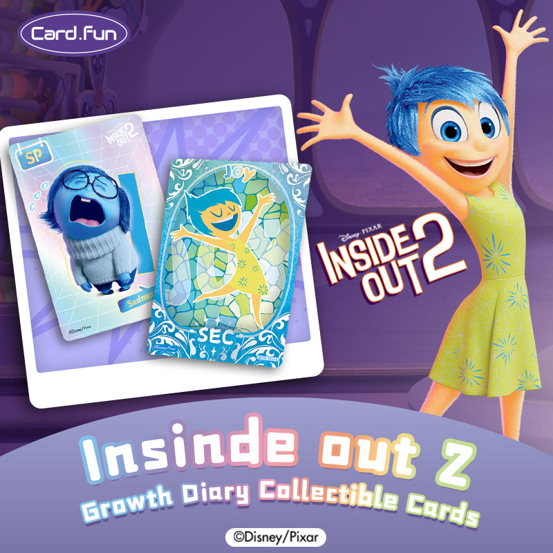 [Disney]Inside Out 2- Growth diary rarecards unboxing card game 1 Box ...