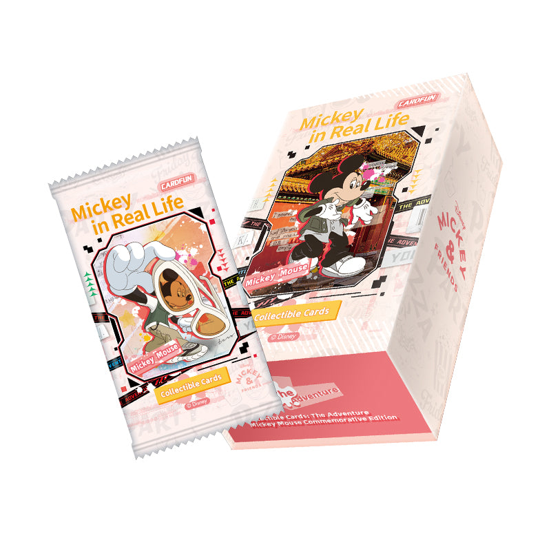 [Disney]Mickey in Real Life Collectible Cards rarecards unboxing card ...